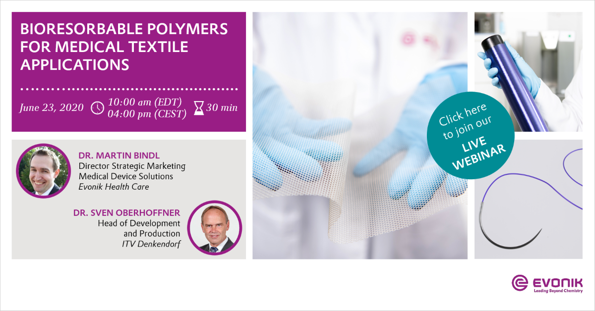 Bioresorbable polymers for medical textile applications
