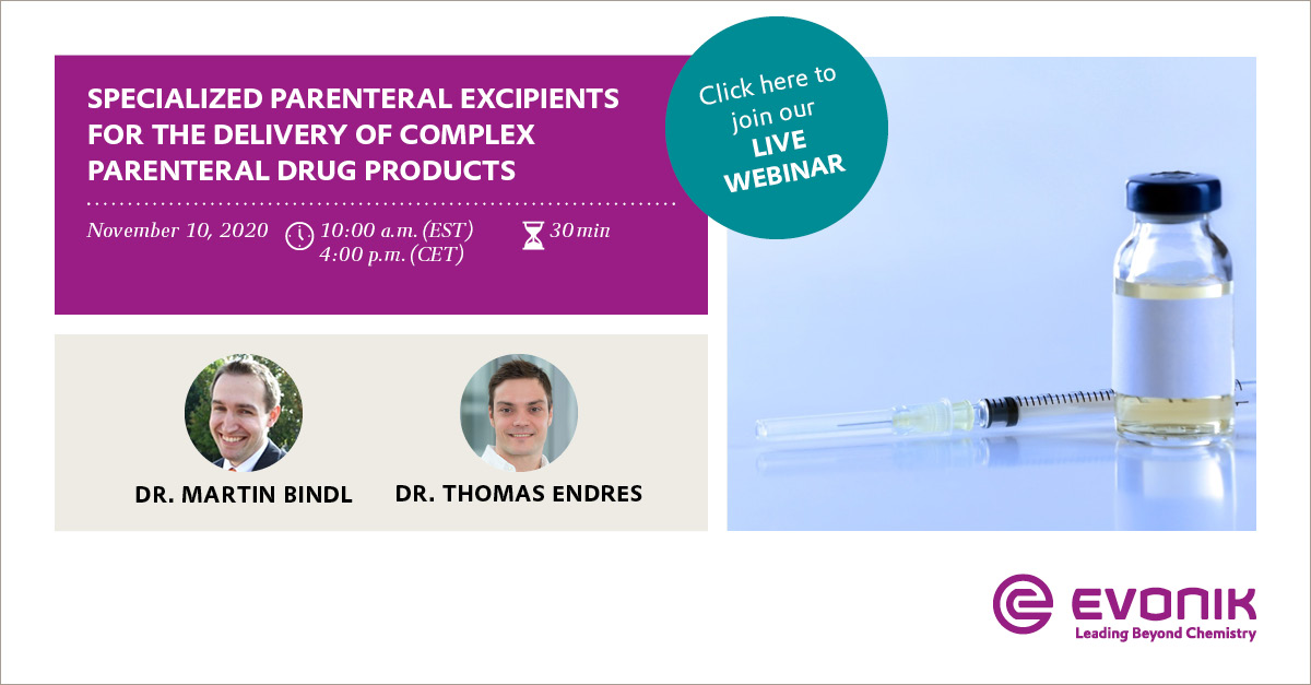 Specialized parenteral excipients for the delivery of complex drug products