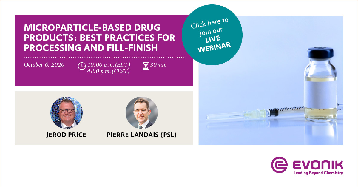 Microparticle-based drug products: Best practices for processing and ...