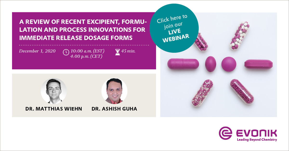 A review of recent excipient, formulation and process innovations for ...