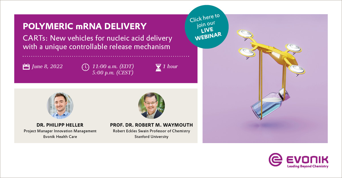 Polymeric mRNA delivery with CARTs: New vehicles for nucleic acid ...