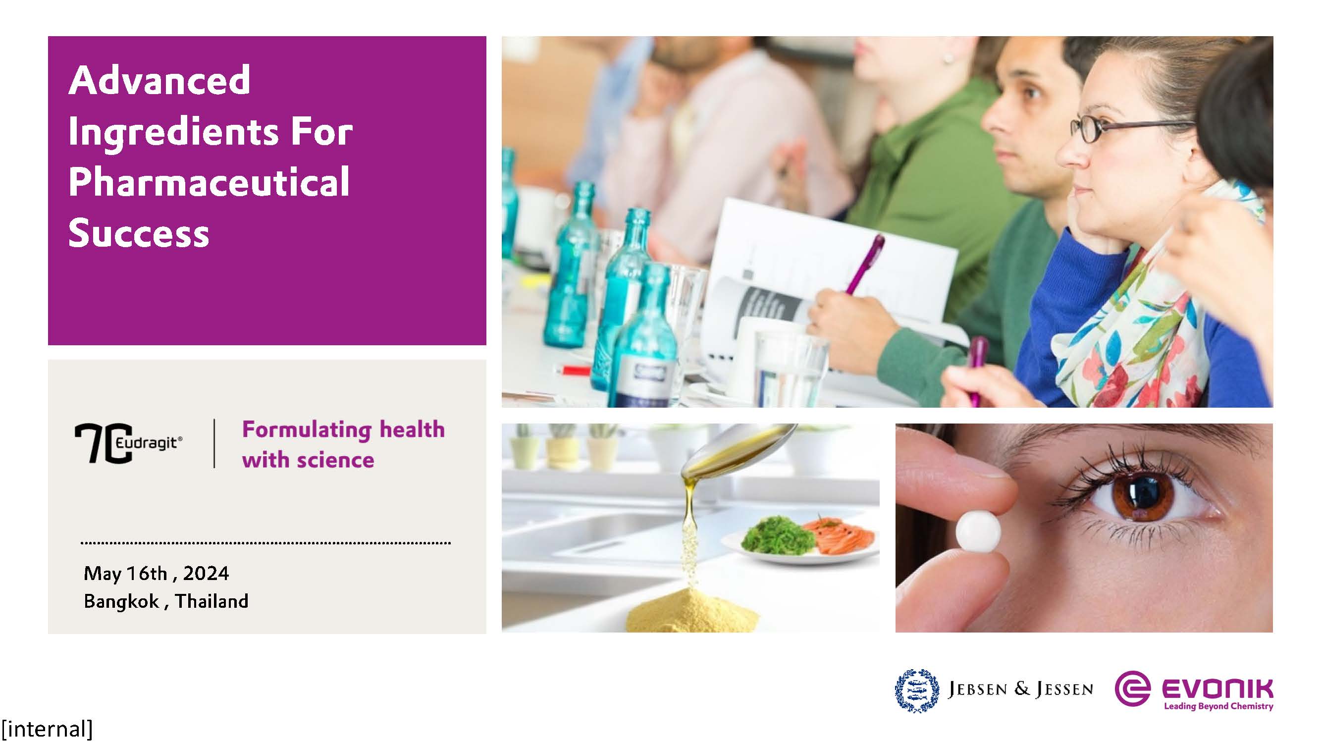 Seminar Program Evonik Health Care