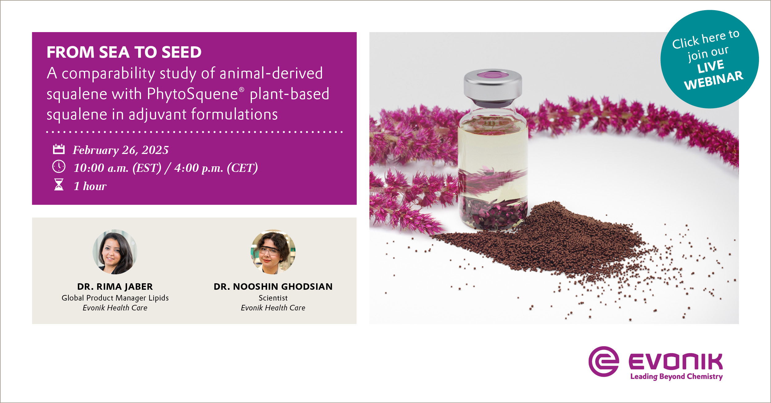 From sea to seed: A comparability study of animal-derived squalene with ...